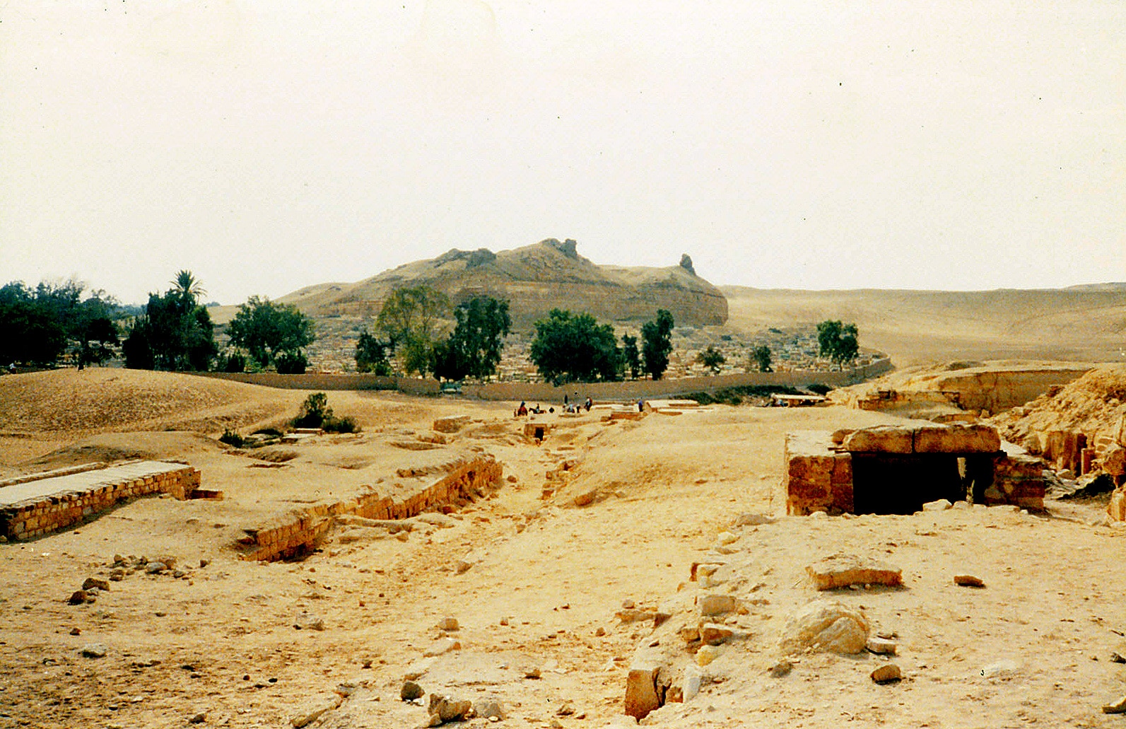 Kairo: Pyramiden & Sphinx von Gizeh 1992 « Vor und zurück