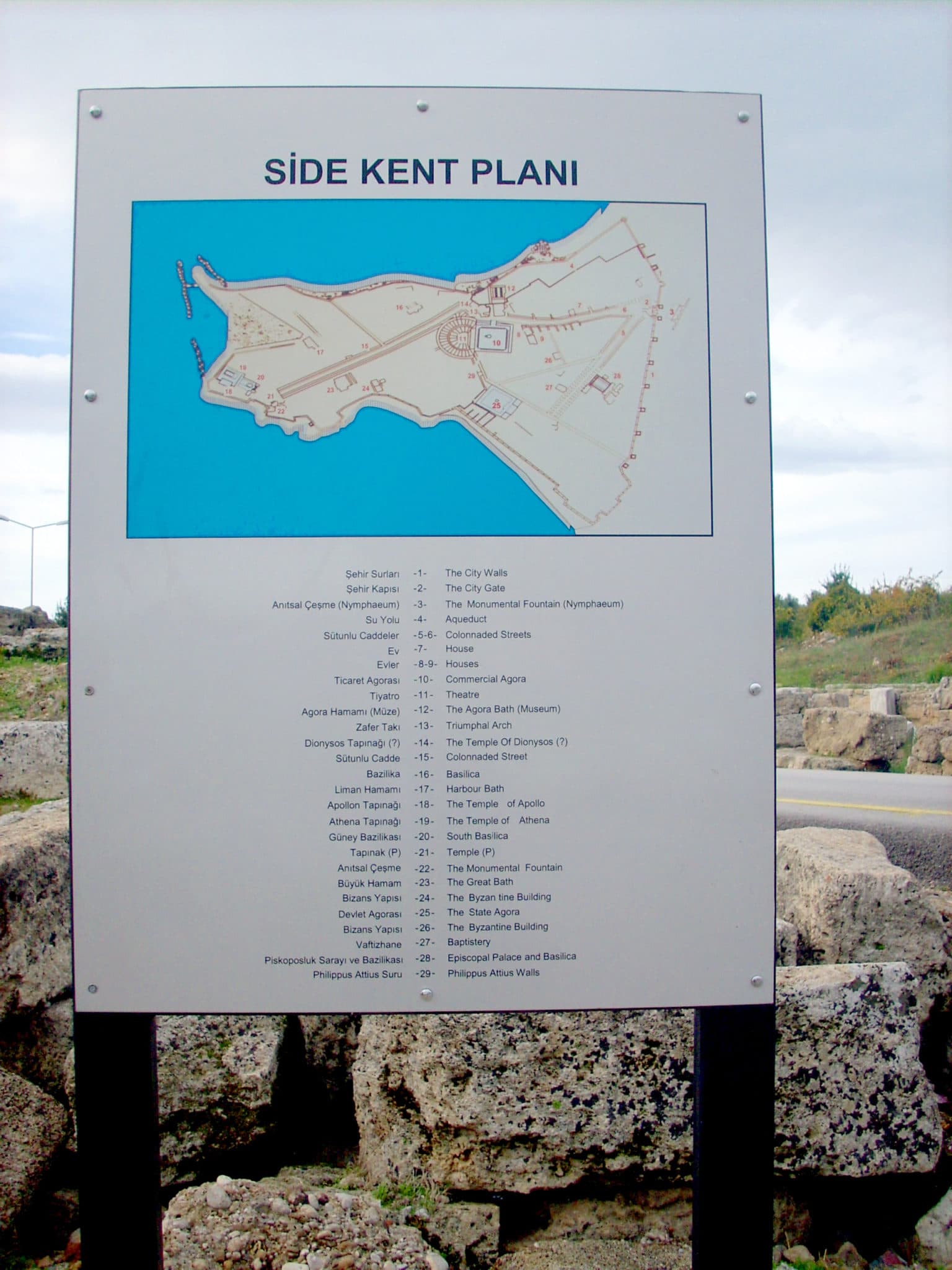 Türkei - Ruinen von Side « Vor und zurück